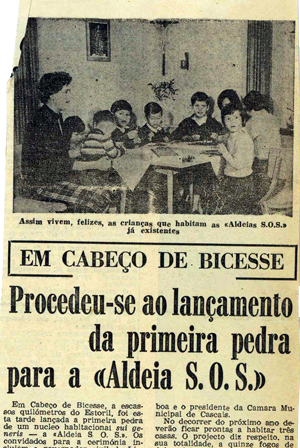 História da Organização - Aldeias de Crianças SOS
